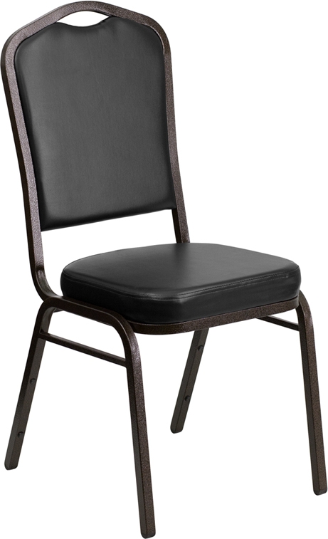 Flash Furniture HERCULES Series Crown Back Stacking Banquet Chair with ...