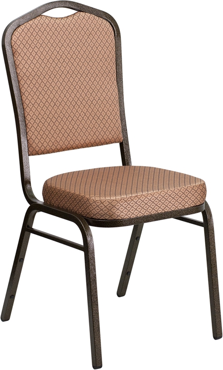 Flash Furniture HERCULES Series Crown Back Stacking Banquet Chair with ...